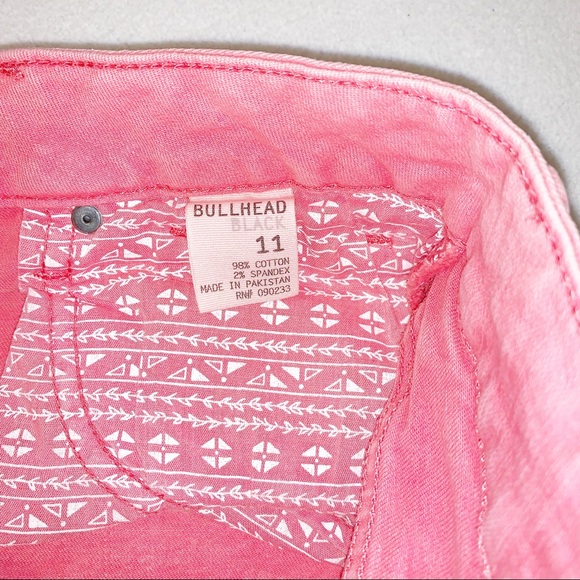 Bullhead | Shorts | Bullhead Black Pink Denim Shorts 1 | Poshmark